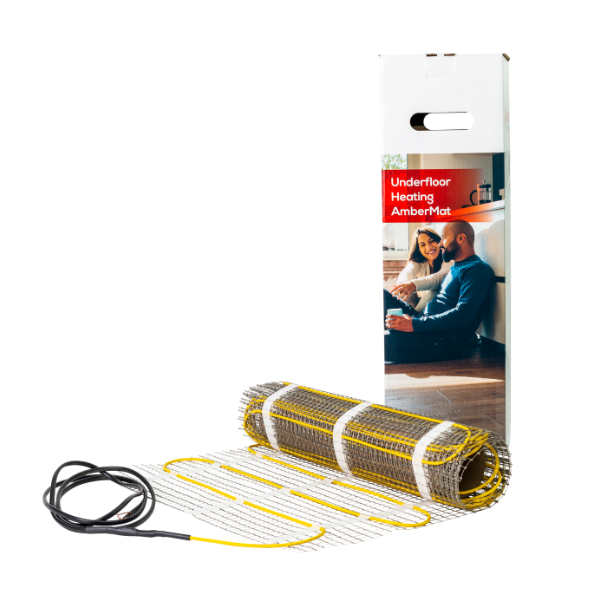 AmberMat Underfloor Heating Mat 150W/m² Electric Underfloor Heating Ma ...
