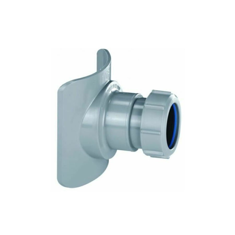 McAlpine 4"x1.5" Grey Mechanical Soil Pipe Boss Connector - BOSSCONN11 ...