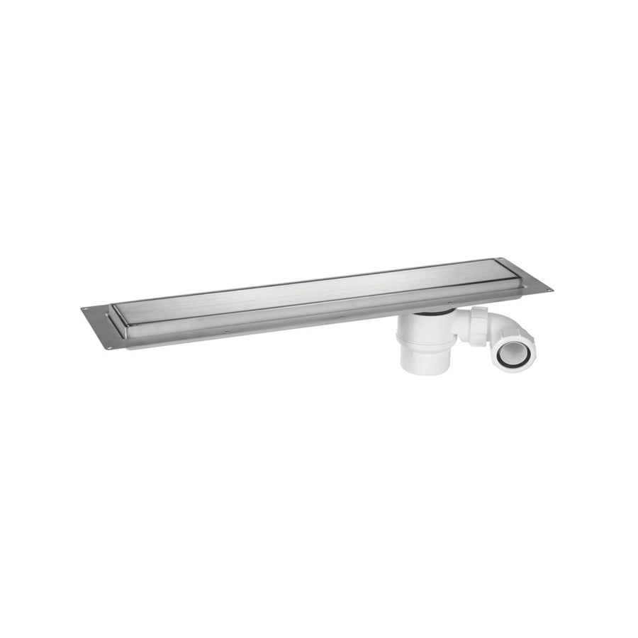 McAlpine 800mm Brushed Steel Standard Channel Drain - CD800-B — The ...