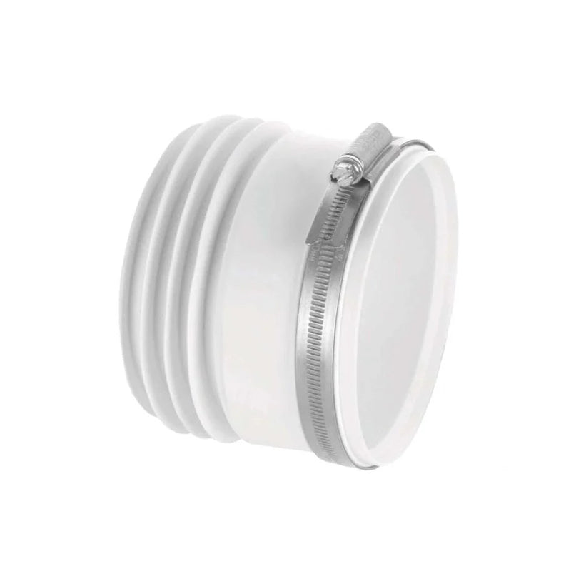 McAlpine 4" Straight Rigid MACFIT Short Pan Connector - MAC-1-BTW — The ...