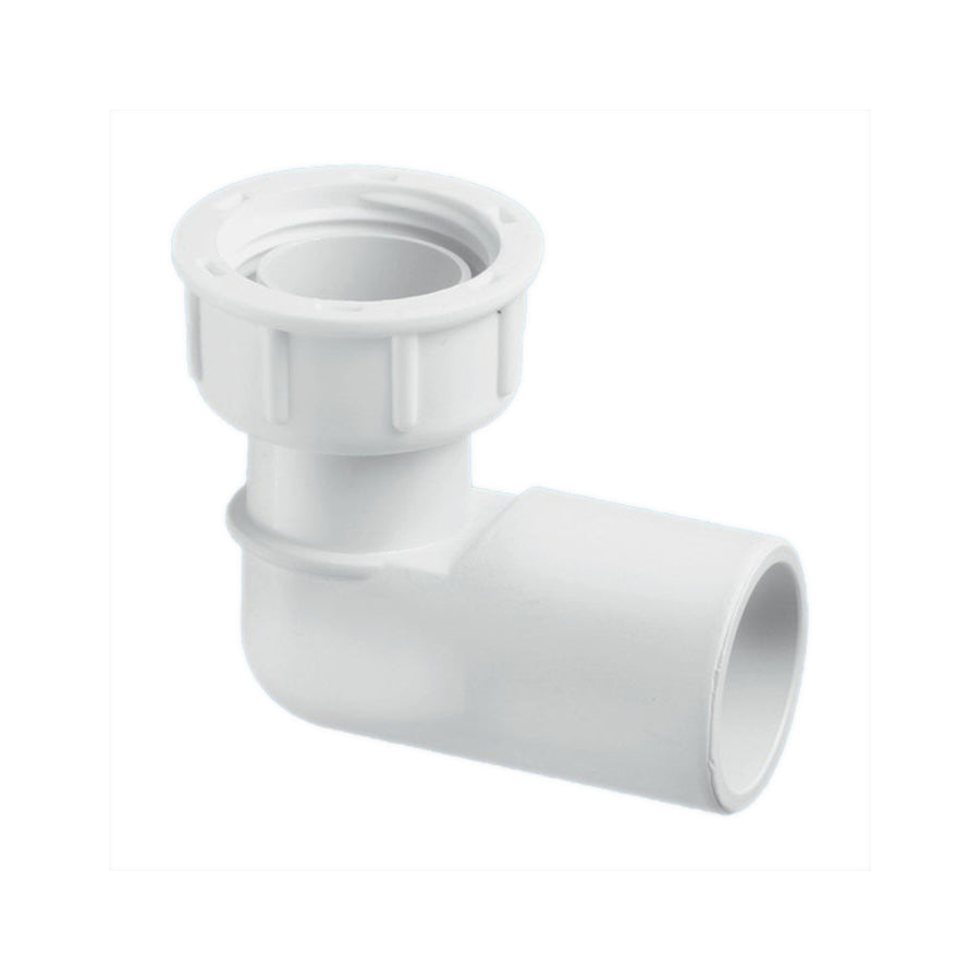 McAlpine 0.75" 90 Deg Female Overflow Coupling with Loose Nut - R8A ...