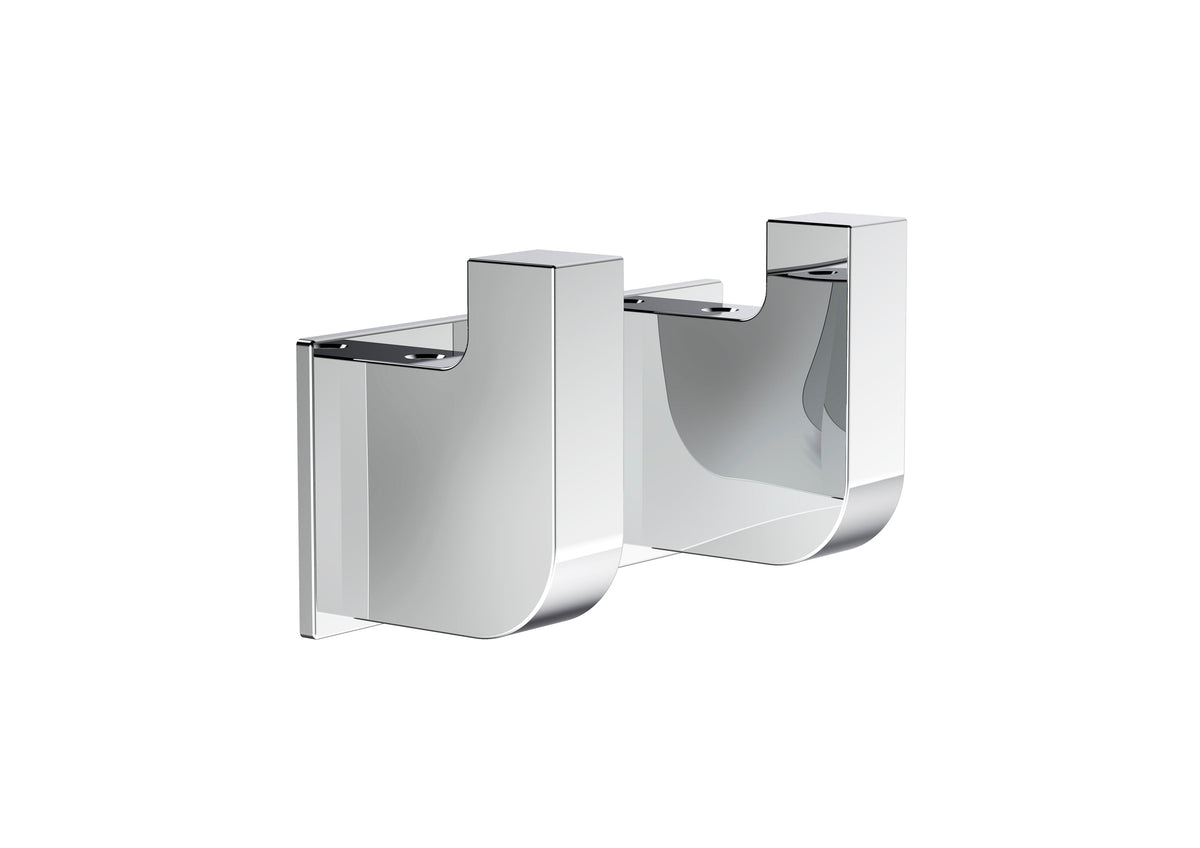 Roca Record Double Robe Hook Chrome - A817661001 — The Bathroom ...