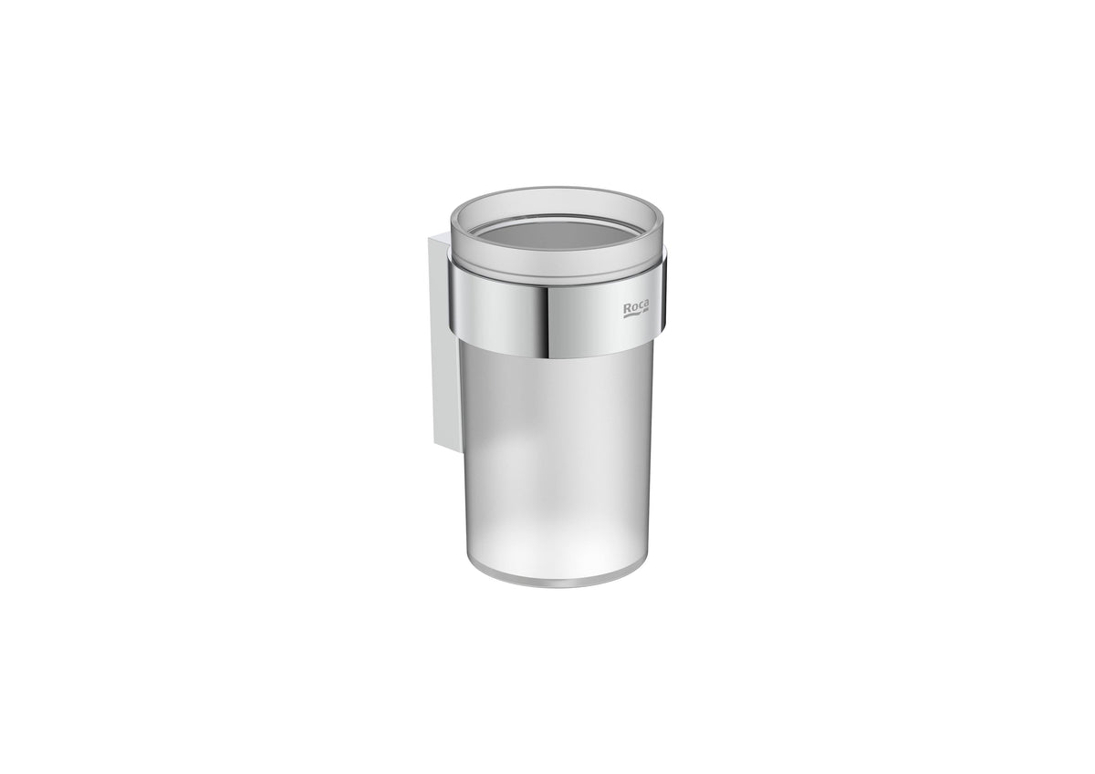 Roca Victoria Wall-mounted Glass Tumbler — The Bathroom Accessory Company