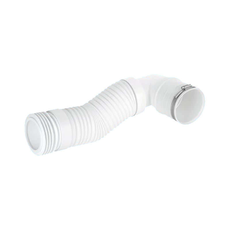 McAlpine 3.5" 90 Degree Back to Wall Long Flexible Pan Connector - WC ...