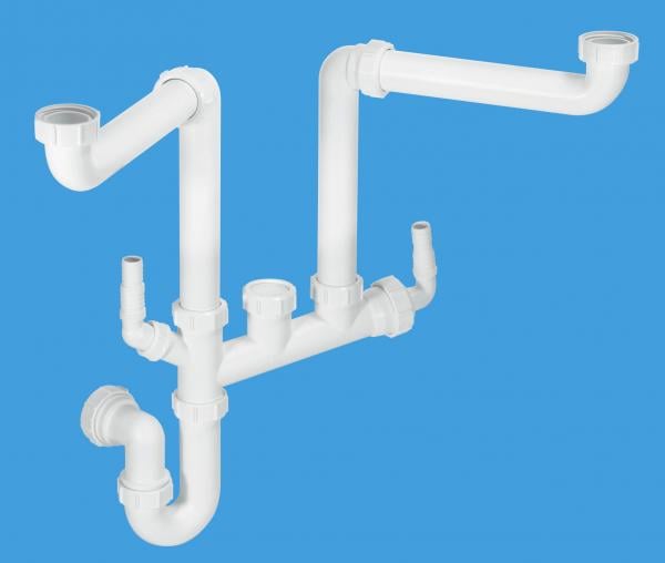 McAlpine Double Bowl Space Saver Kit - SSK2 — The Bathroom Accessory ...